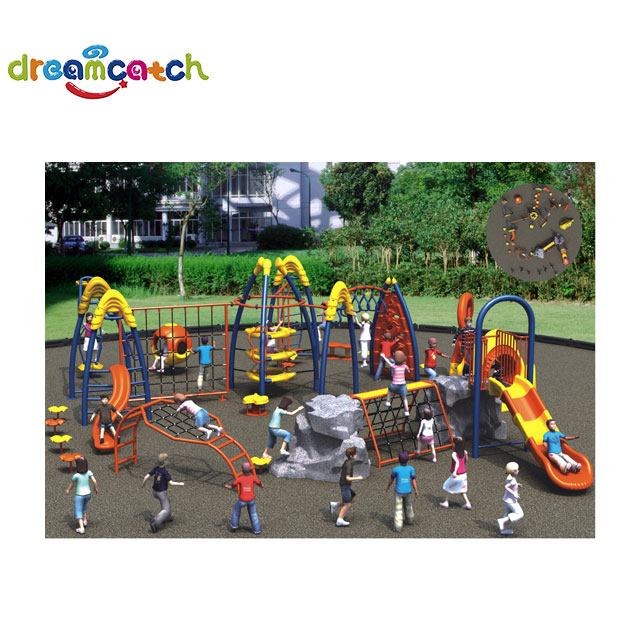 China Commercial Amusement Park Items Outdoor Wooden Play Tube Slide ...